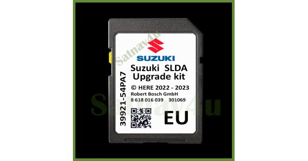 SUZUKI SLDA Navigation SD Card Map Update Europe and UK 2022 - 2023